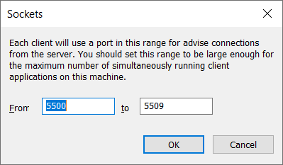 Client Administration Guide - Change the Range of Ports for the Client's Incoming Data (ViewX ...